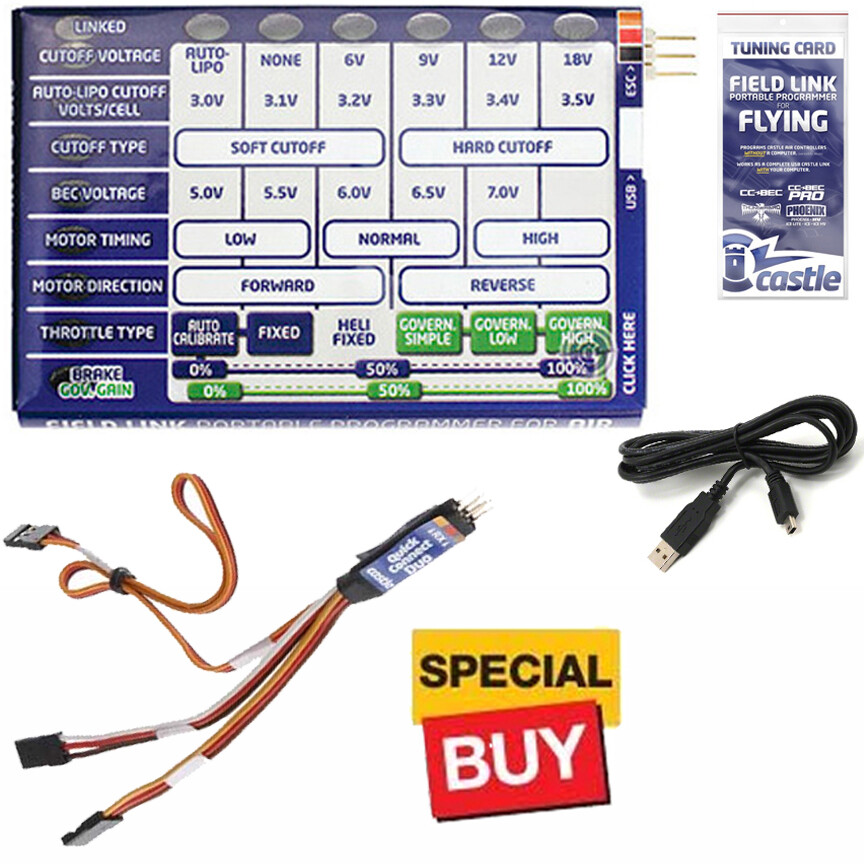 Castle Creations Field Link Portable Program Card Air / Link Quick ...