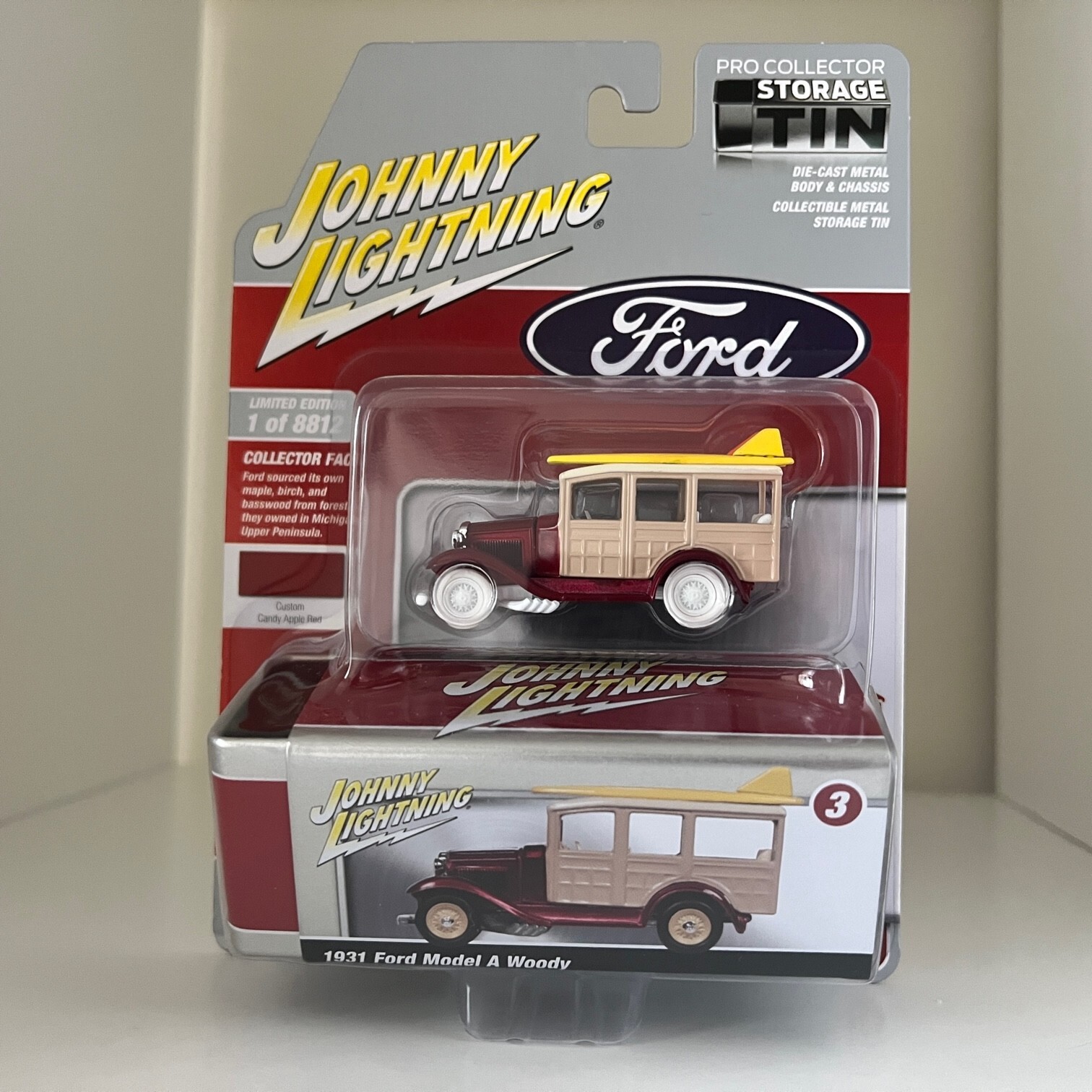 Johnny Lightning White Lightning 1931 Ford Model A Woody Storage Tin | eBay