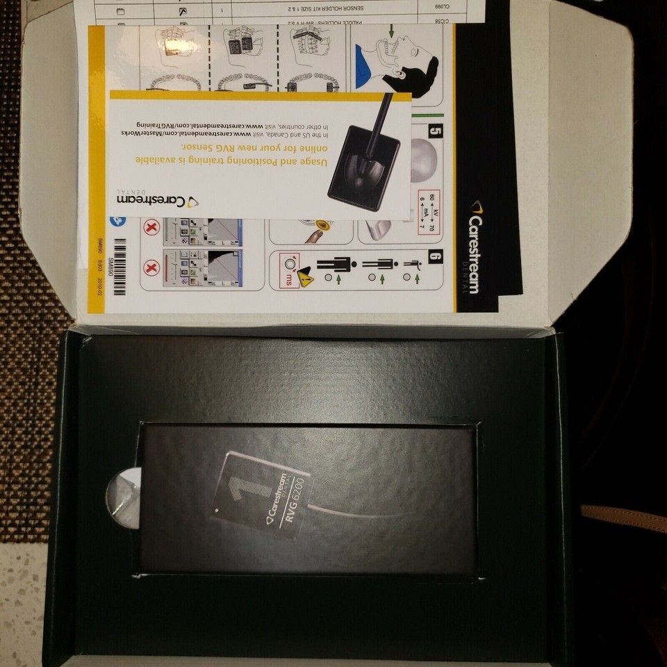 Carestream RVG 6200 Size 1 Sensor - Brand NEW with Warranty | eBay
