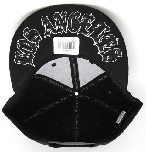 LOS ANGELES Snapback Cap Hat LA City California 3D Embroidered Text NWT ...