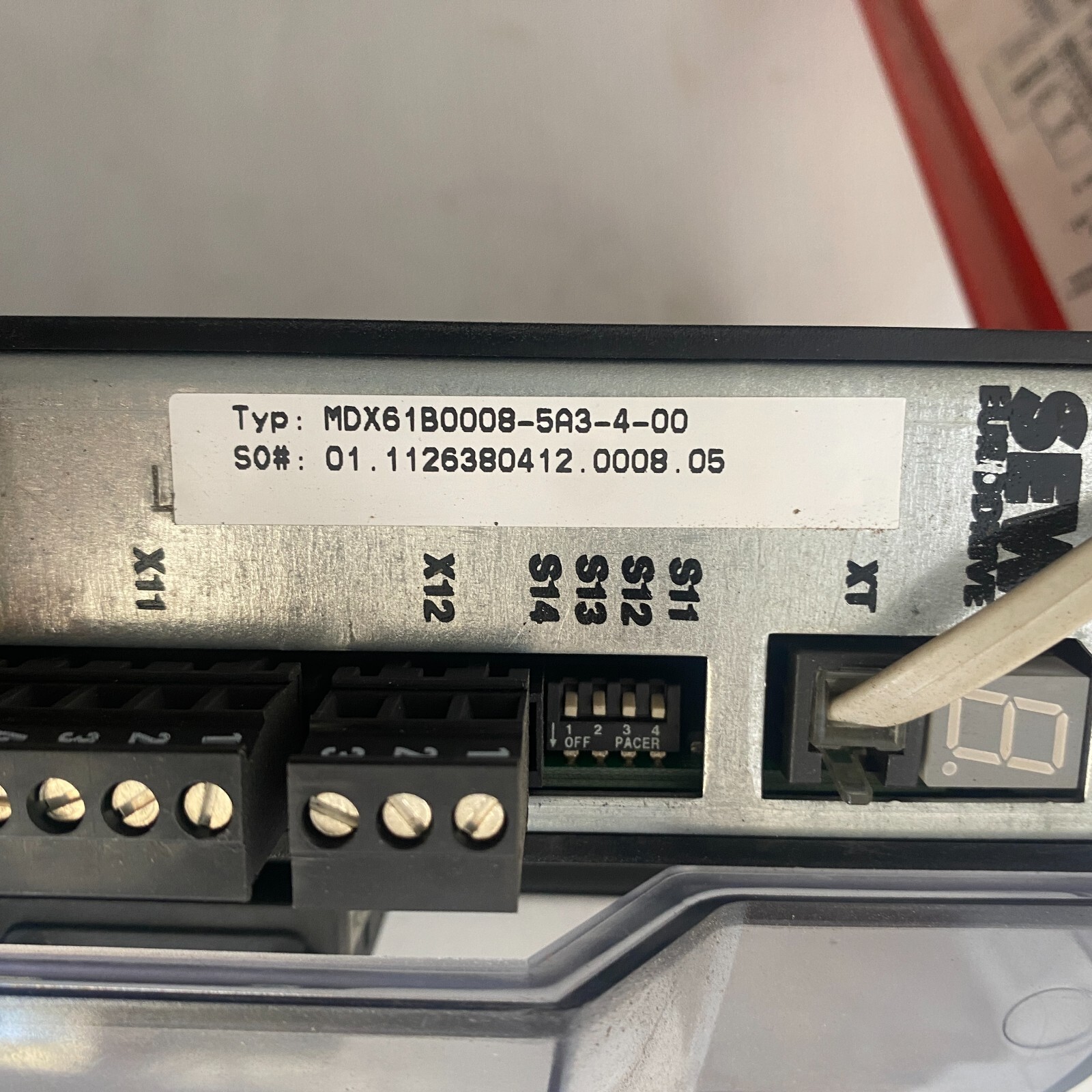 SEW EURODRIVE MOVIDRIVE 2.4A .75kW MDX61B0008-5A3-4-00 variable DRIVE ...