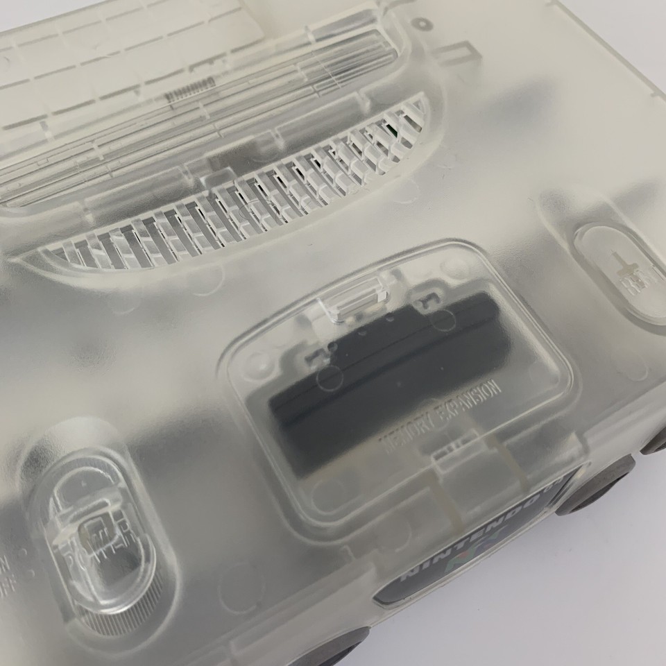 NEW Nintendo 64 N64 Limited Clear Crystal White Custom Console W/ New ...