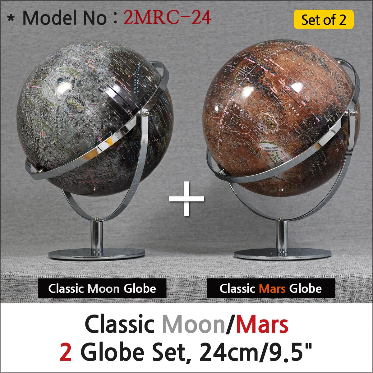 Model Of Moon And Mars