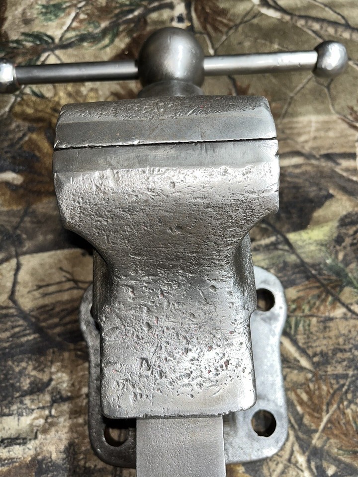 Vintage Reed No. 104 Bench Vise 4-Bolt Base Good Condition | eBay