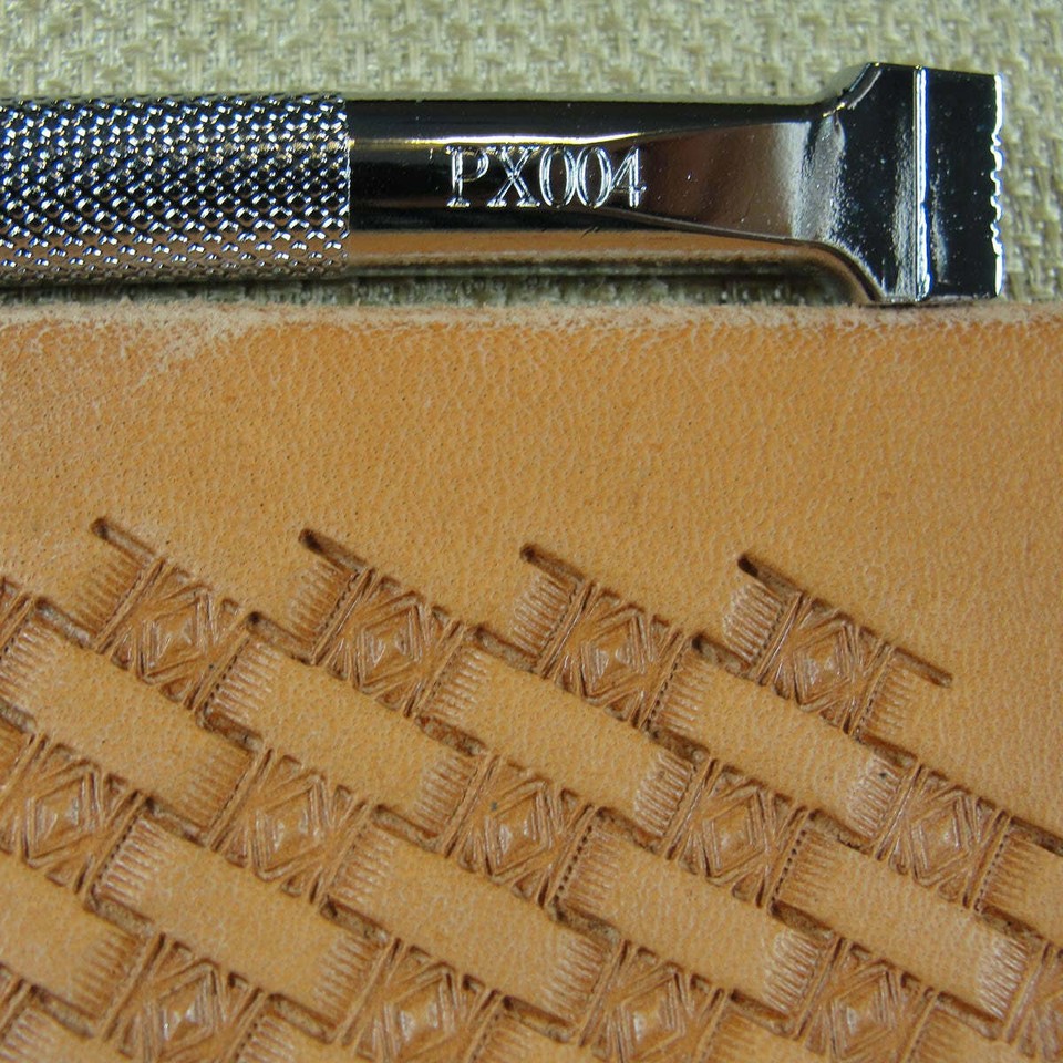 Pro Crafters Series - Small Diamond Basket Weave Stamp (Leather ...