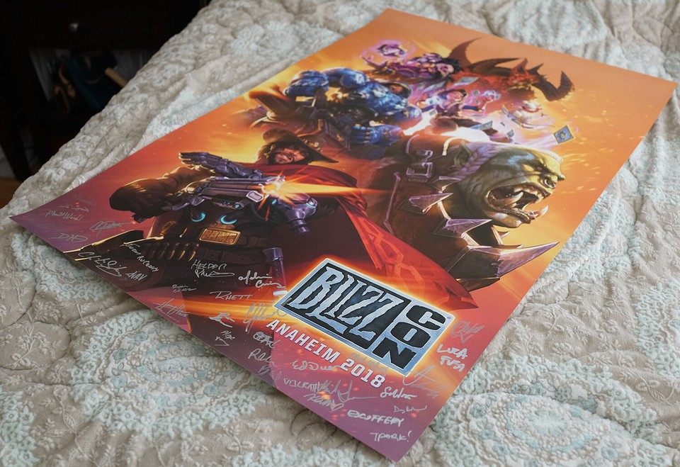 Blizzcon 2018 Exclusive Key Art Signed Poster | eBay