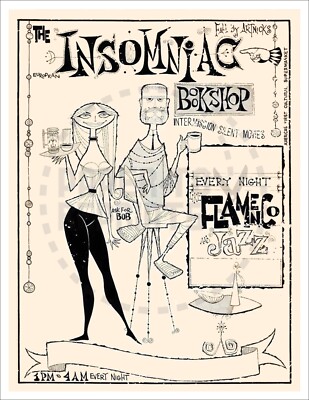INSOMNIAC BOOKSHOP - ROLLY CRUMP POSTER - VINTAGE REPRINT | eBay