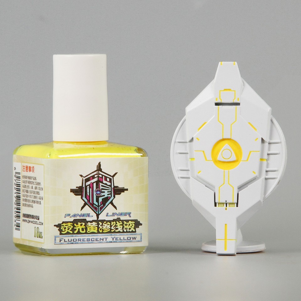QWmodel Fluorescent Panel Line Accent Color 18ml for Mecha Model ...