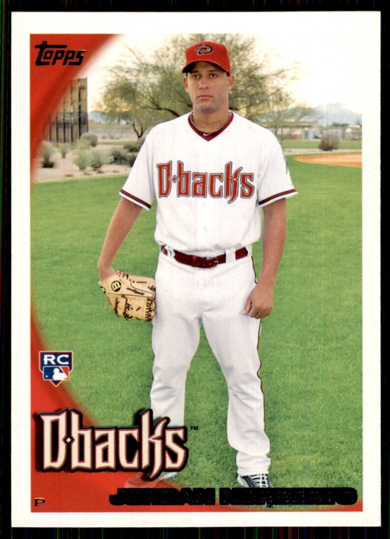 2010 Topps Jordan Norberto Rookie Arizona Diamondbacks #335 MLB ...