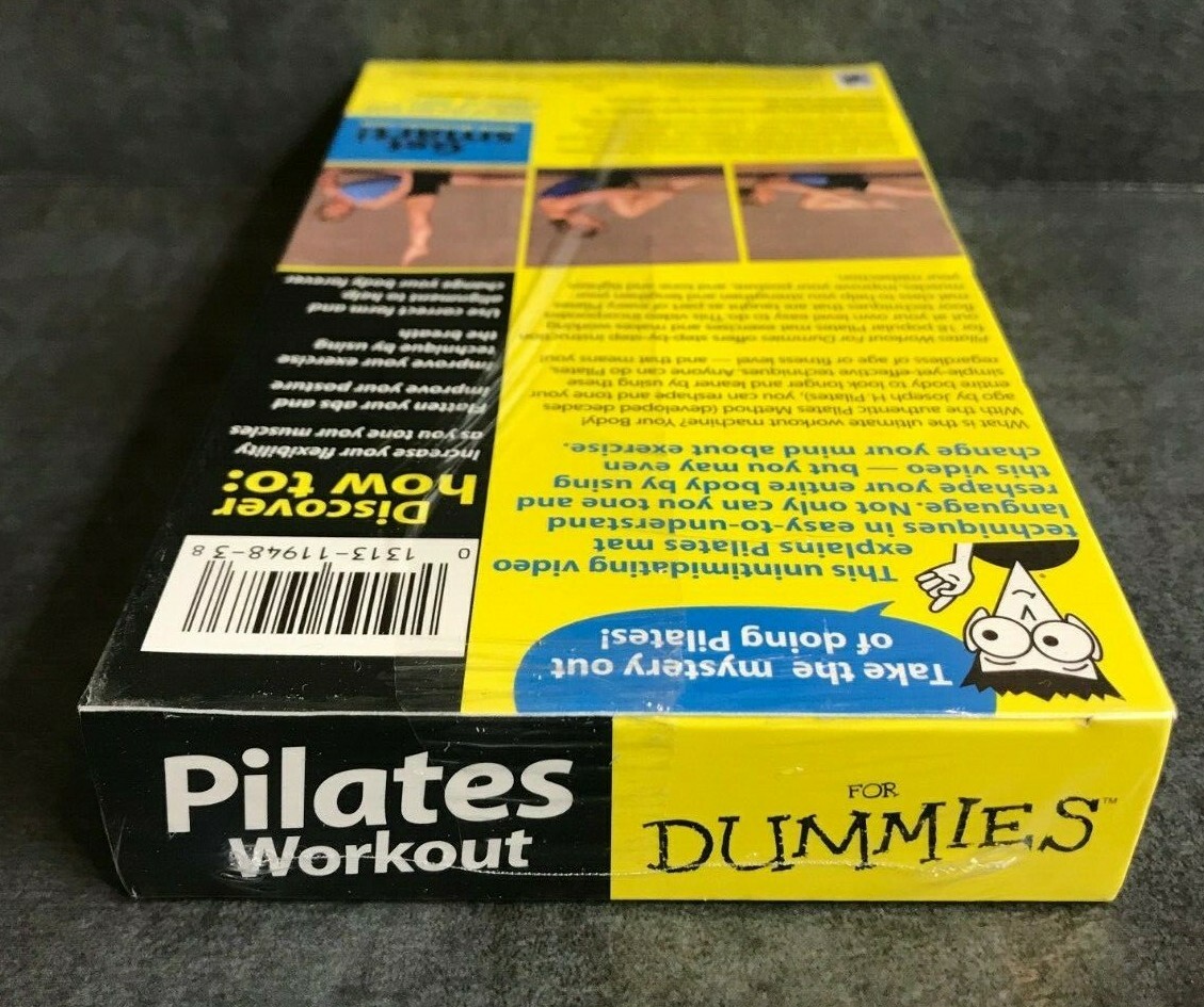 VHS tape! - Pilates Workout for Dummies - 2001 new | eBay