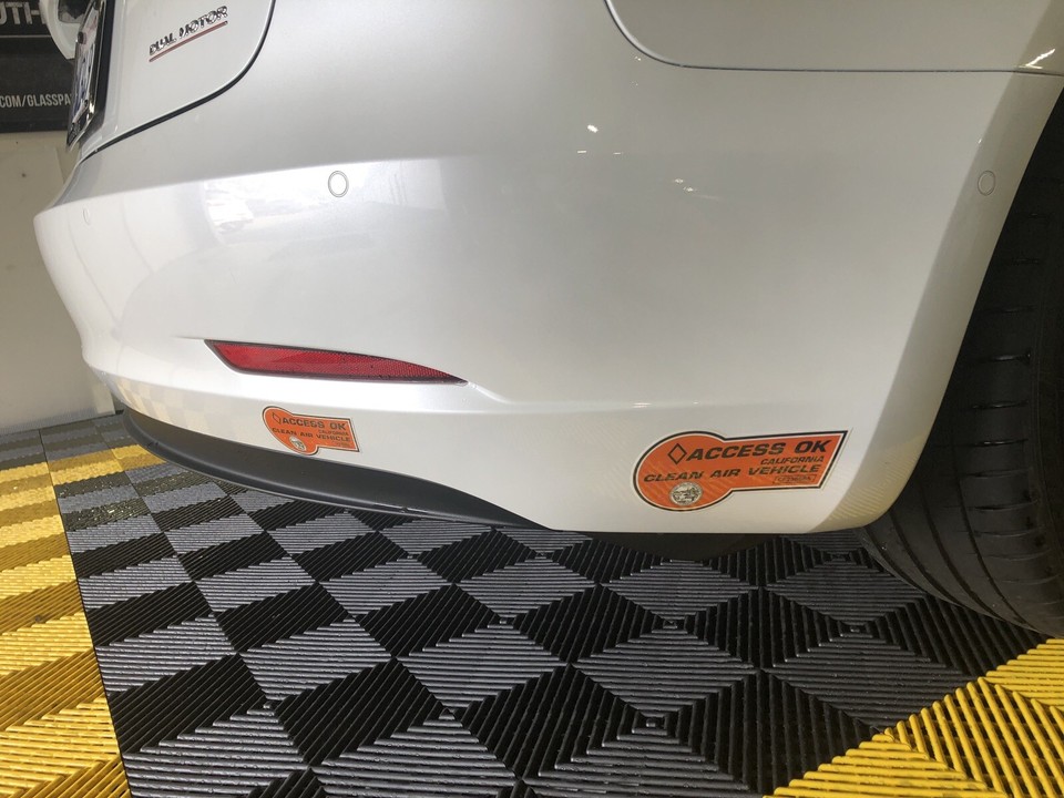 California Carpool HOV Sticker Paint Protection Film underlay PPF Uncut ...