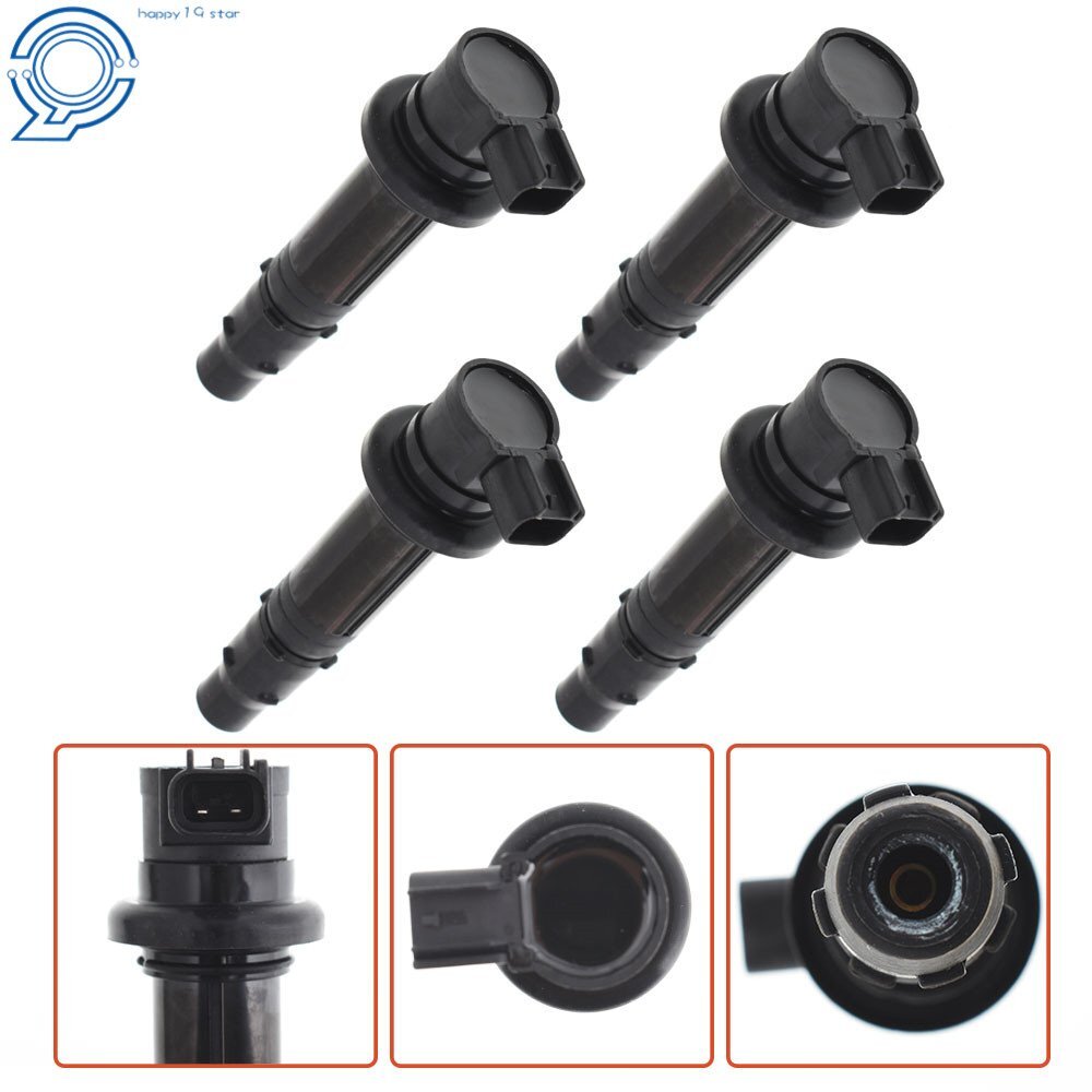 4 Pack Ignition Coil For Yamaha YZF-R6 R6 YZF-R6S R6S YZF-R1 R1 FZ1 ...