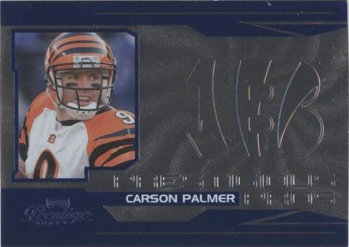2007 Playoff Prestige - Prestigious Pros Carson Palmer #PP-34 Blue ...