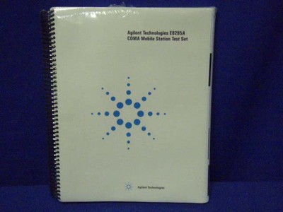 AGILENT E8285A CDMA MOBILE STATION TEST SET APPLICATION GUIDE | eBay