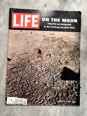 Vintage Life Magazine August 8 1969 Vol 67 #6 Apollo 11 Footprints on ...