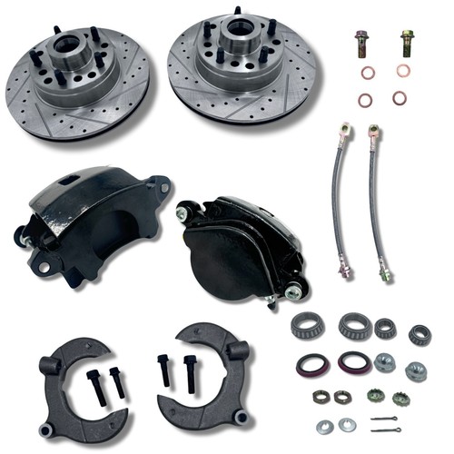 Mustang II Mustang 2 Front Disc Brake Kit 5x4.5 5x4.75 5x5 Black ...