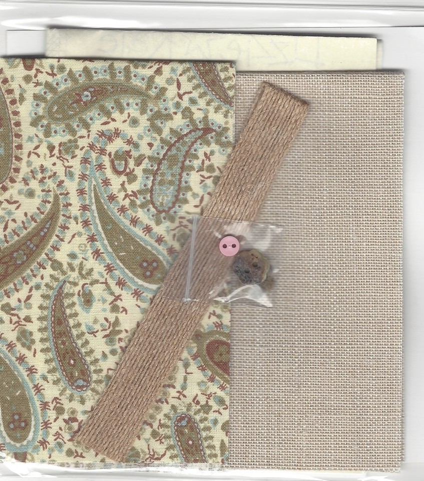 Hello Spring Cross Stitch Kit by Lizzie Kate Linen Fabric Trim ...