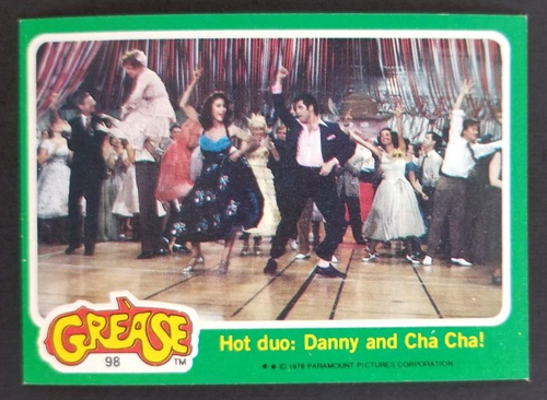 Grease 1976 Danny and Cha Cha Movie Topps Card #98 (NM) | eBay