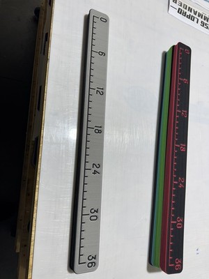 Seadek Eva Foam Fish Ruler 36 Inch Slate Gray/ Black Deltadekk | eBay