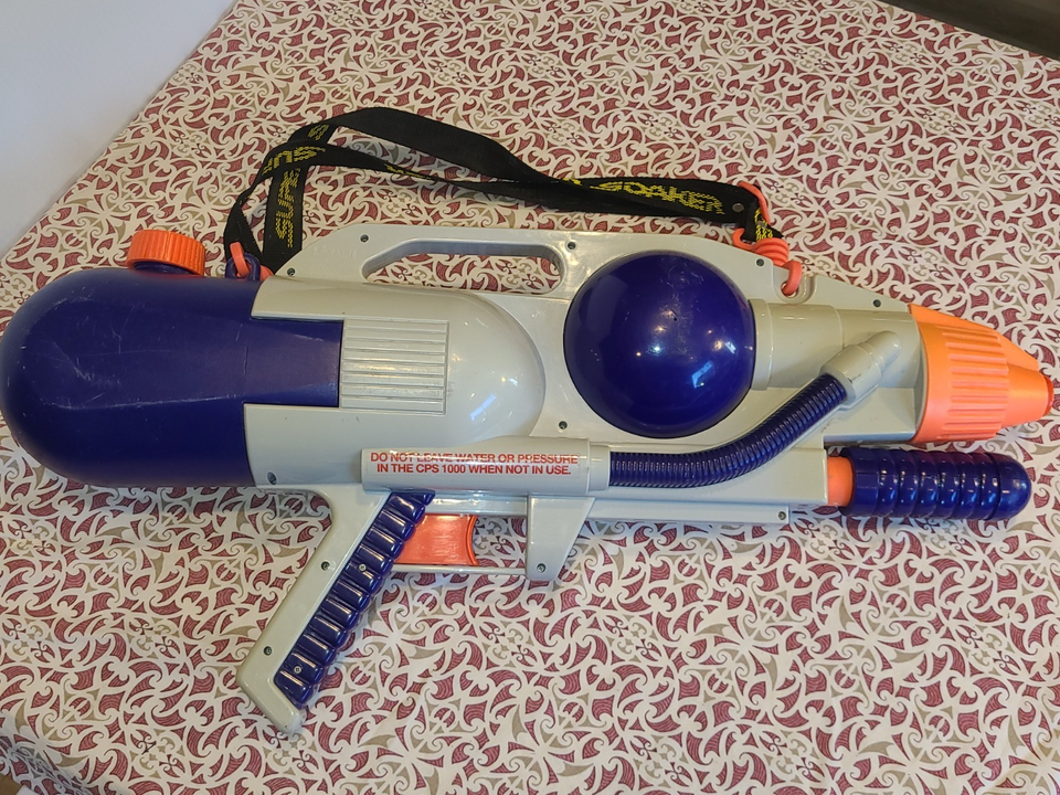Vintage 1997 Larami Super Soaker CPS 1000 Water Gun w/ Strap Tested | eBay