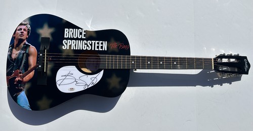 Bruce Springsteen Signed Autographed Born In The USA Full Size Guitar ...