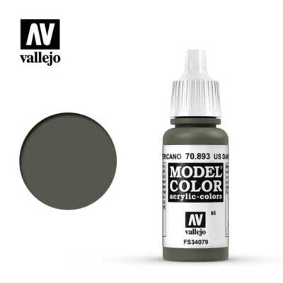 VALLEJO MODEL COLOR 095 US DARK GREEN 70893 (FS34079) 17ml (Acrylic ...