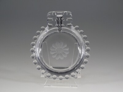 Vintage Imperial Glass Candlewick Coaster Ashtray Cornflower Cut c.1955 ...