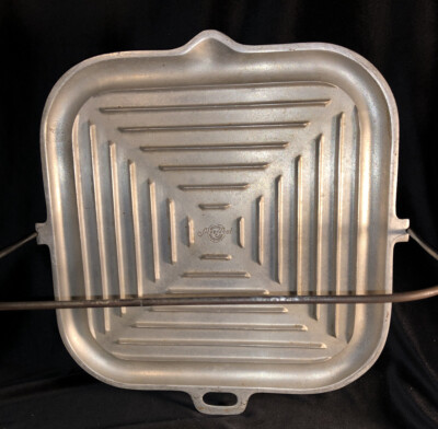 Vintage Silver Seal Aluminum Stove Griddle Grill Pan with Handle | eBay