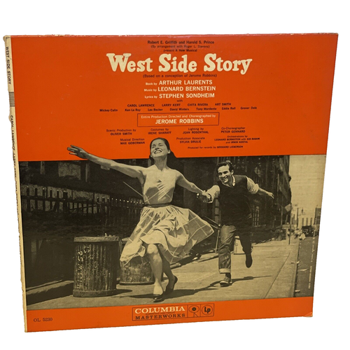 West Side Story (Vinyl, 1957) Columbia Masterworks OL 5230 VG+ LP ...