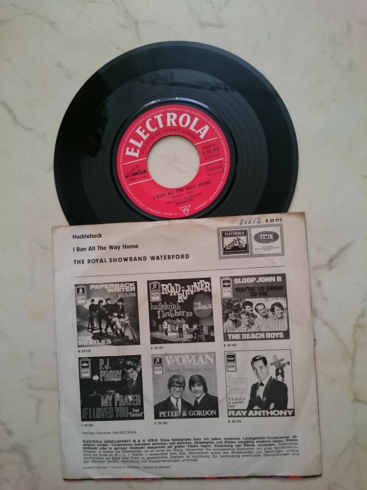 Lord Knud Hucklebuck / I Ran all the way Home Original Electrola 60s ...