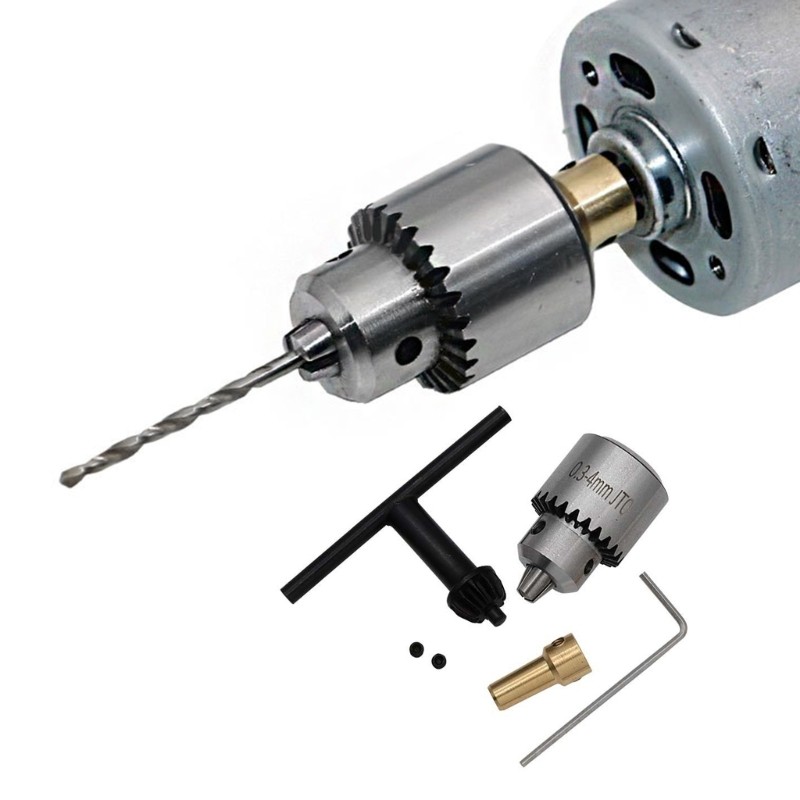 Miniature Wrench Claw Drill Chuck Taper Set Micro Motor Clamp Small ...