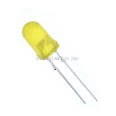50PCS LED F5 5MM Yellow COLOR Yellow LIGHT Super Bright Bulb Lamp- | eBay