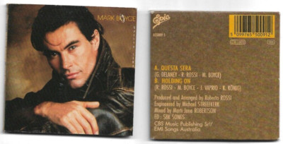 Mini CD 3 pouces ♦ MARK BOYCE : QUESTA SERA | eBay