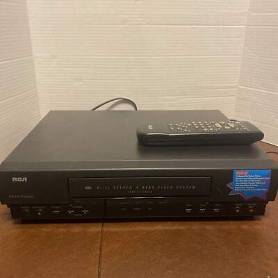 RCA VCR VHS Player VR605HF w/ Remote. Tested | eBay