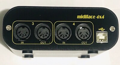 Miditech Midi face 4x4 USB Midi Interface New Open Box | eBay