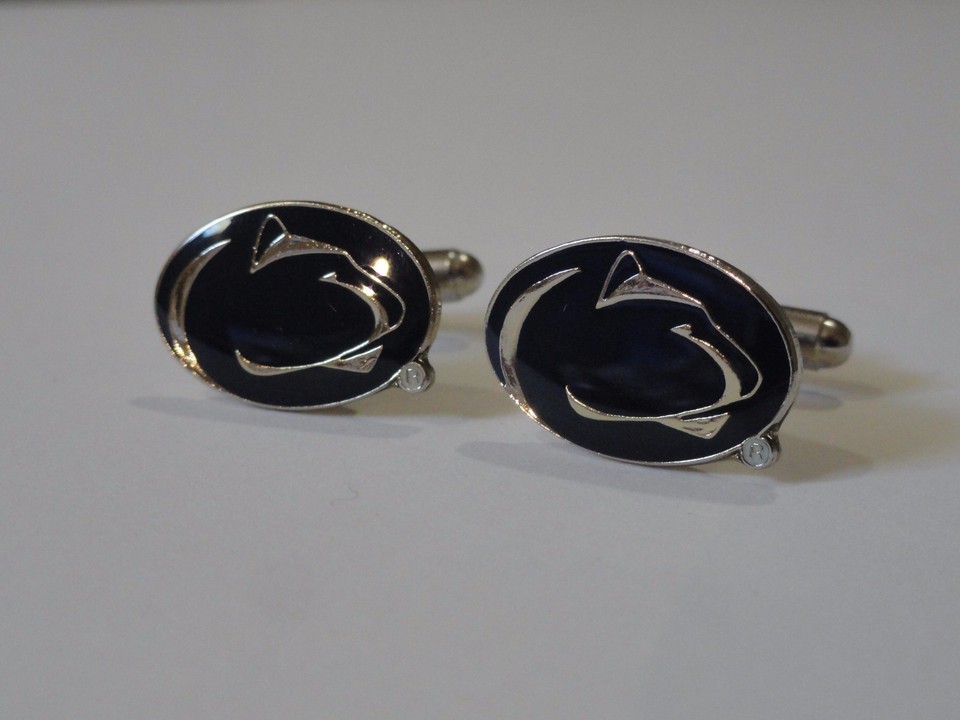 Penn State University Cufflinks NCAA Nitany Lions--Custom College PSU ...