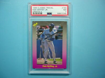 1989 CLASSIC TRAVEL MLB BASEBALL CARD #100T KEN GRIFFEY JR. ROOKIE RC ...