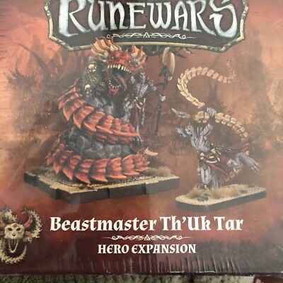 Beastmaster Th’uk Tar RuneWars Miniatures Game Hero Expansion Pack. NIB ...