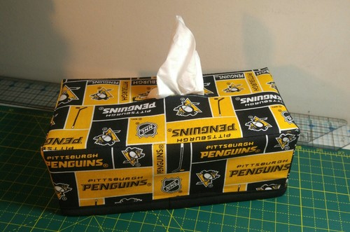 NHL Pittsburgh Penguins Tissue Box Cover- Rectangle Handmade | eBay