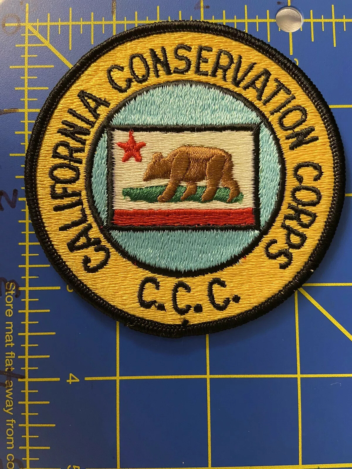 California Conservation Corps Patch C.C.C. CCC CA Natural Resources ...