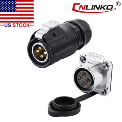 Connectors, Plugs & Sockets - 4 Pin Connector Waterproof