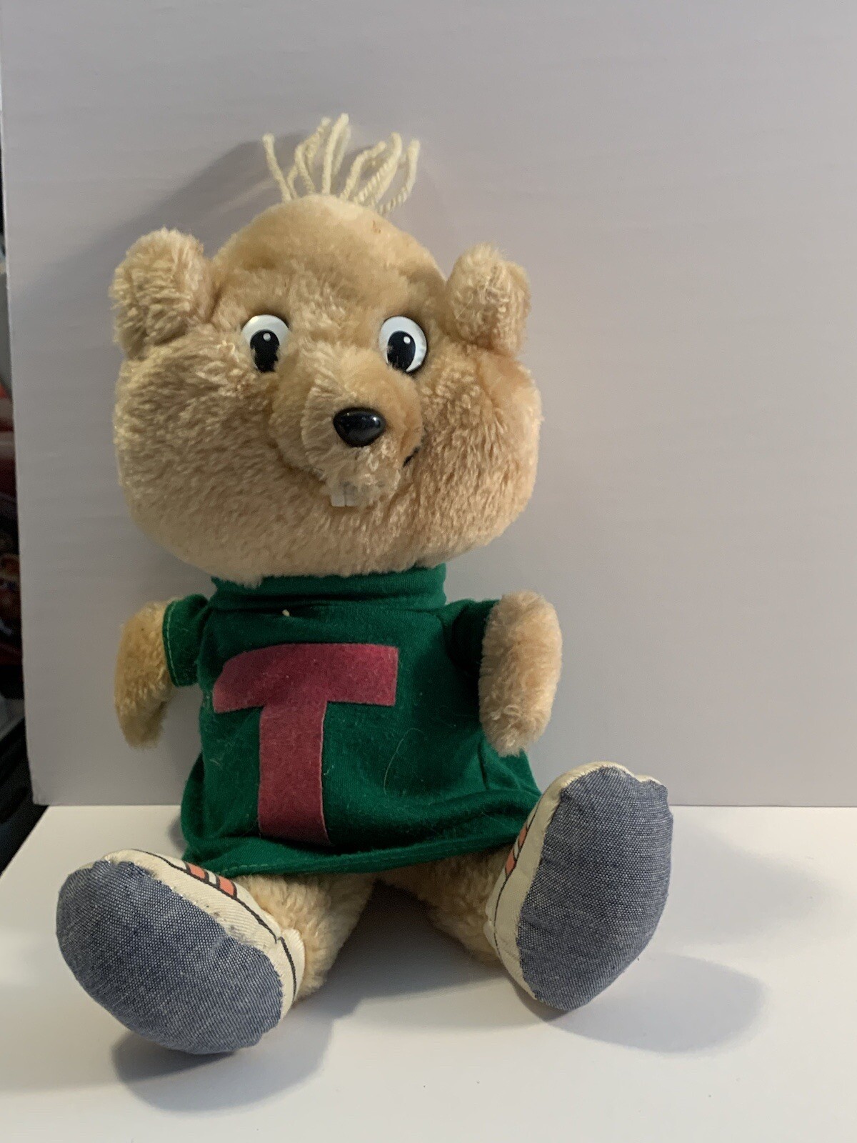Vintage 1983 10" Theodore Chipmunk Stuffed Plush Toy CBS Toys A8 | eBay