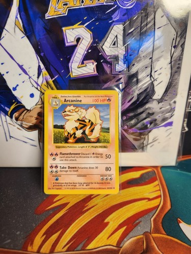 Pokémon TCG Arcanine Base Set 23/102 Regular Unlimited Uncommon | eBay ...