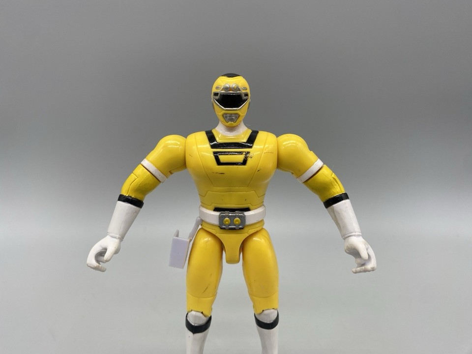 Bandai 1997 “LIFTS AND SWINGS POWER” Yellow Turbo Ranger - RARE - Read ...