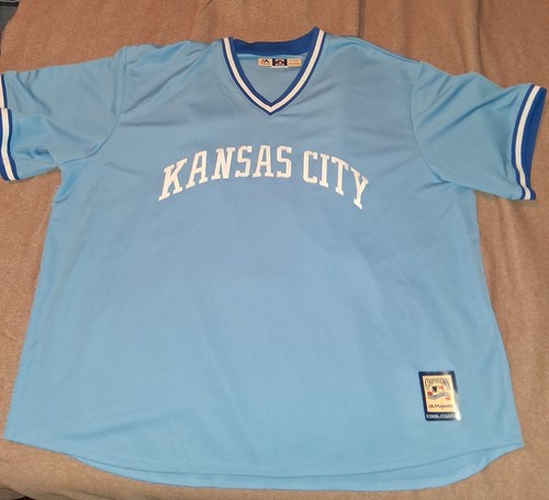 Kansas City Royals Baby Blue Cooperstown Jersey | eBay