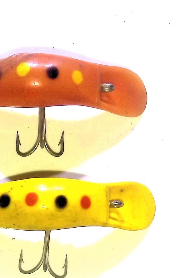 LOT 2 BROOKS J-RAY REEFER CRANKBAIT VINTAGE FISHING LURE | eBay