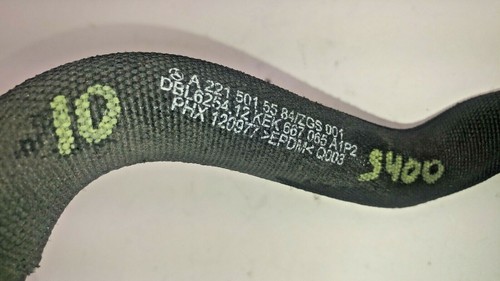 09-13 MERCEDES S400 S550 S350 CL550 RADIATOR COOLANT HOSE LINE TUBE ...
