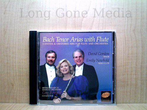 Bach Tenor Arias With Flute by David Gordon, Emily Newbold (CD, 1994 ...