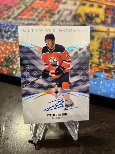 2020-21 Ultimate Tyler Benson Ultimate Rookies Rookie RC Auto Autograph ...