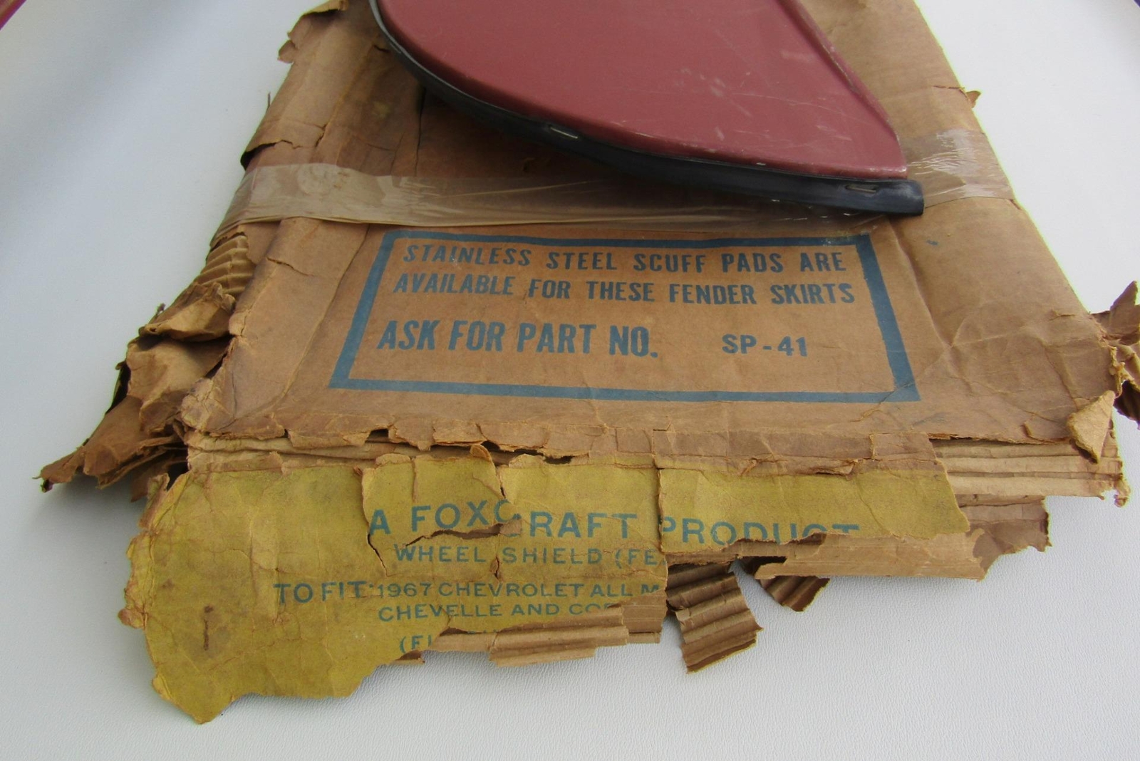 1967-1968 Chevy Impala Pair of NOS Original Foxcraft CWS-67 Metal ...